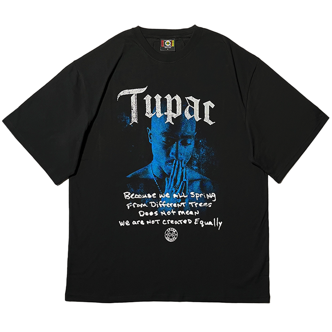 Tupac x Cross Colours Blossom In Darkness T-Shirt